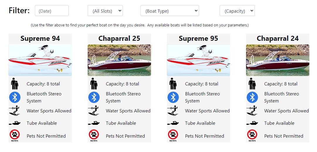 Rental Management - Boat Rental Software